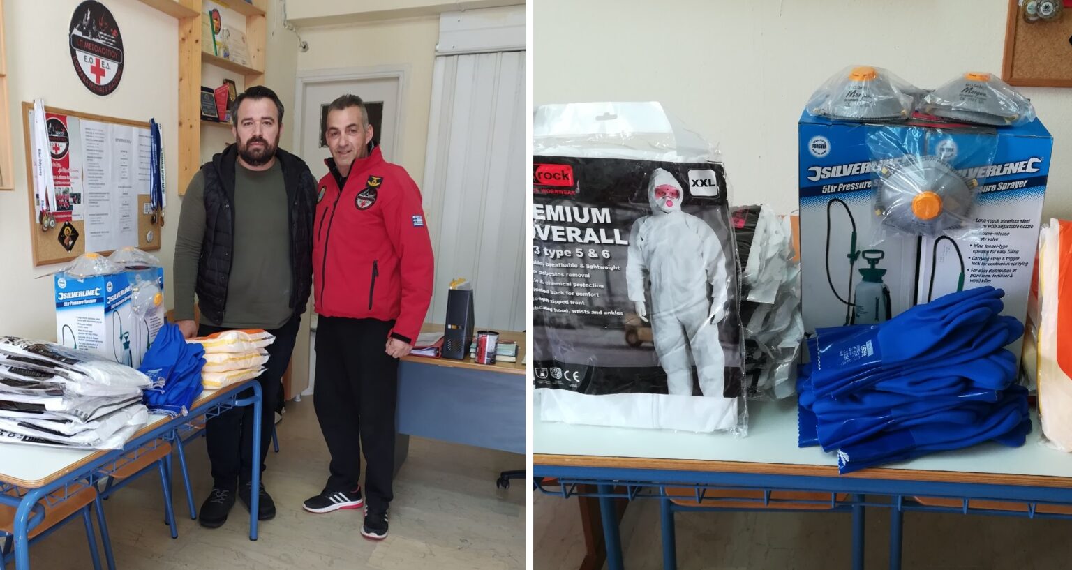 Χορηγία υγειονομικού υλικού στην Ε.Ο.Ε.Δ. Μεσολογγίου για την ...